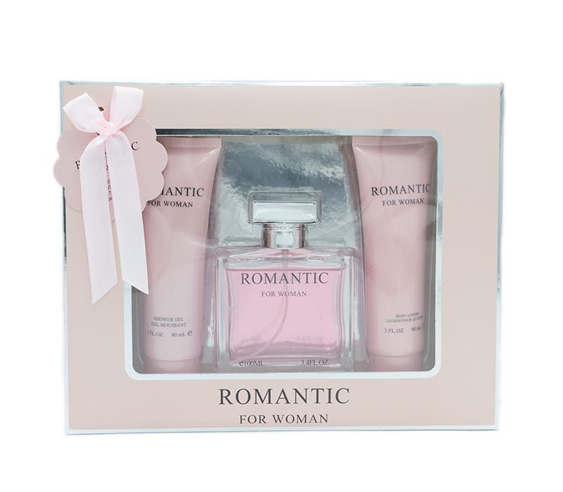 Set Perfume Mujer Romantic EBC Collection