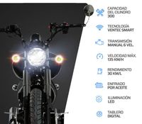 motocicleta chopper vento thunderstar xl 300 cc negro - VIU Tienda Online