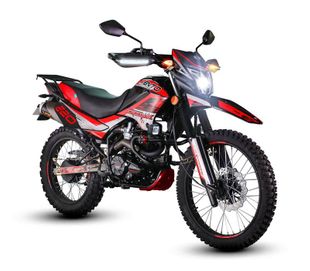 motocicleta doble propósito vento crossmax 220 cc negro / rojo - VIU ...